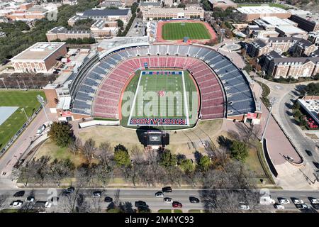 A general overall aerial view of Gerald J. Ford Stadium at Southern ...