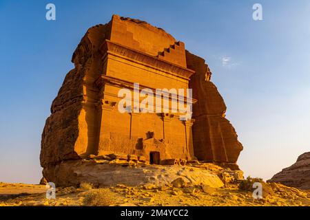 Tomb of Lihyan son of Kuza, Unesco site Maidan Saleh or Hegra, Al Ula ...