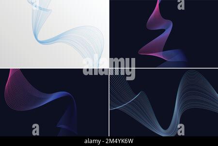 Use these vector line backgrounds to add visual interest to your work ...