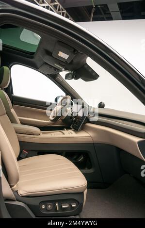 Shanghai, China – 12192022: Interior of the new Nio EC7 coupe SUV seen ...