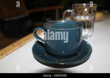 he short latte with perfectly extracted espresso shots Stock Photo - Alamy