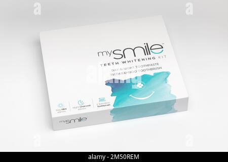 A mysmile teeth whitening kit Stock Photo - Alamy