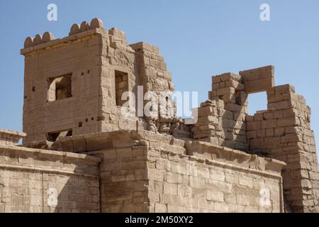 The Migdol, High Gate at the temple of Pharaoh Ramesses III, Medinet ...