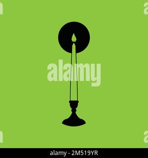 Candelabra Icon. Antique Concept Cartoon of Sickle. Vector illustration ...