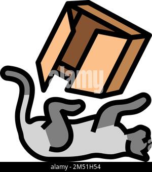 below preposition english line icon vector illustration Stock Vector ...