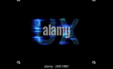 cybernetical electrical light shining text DATA ANALYST in glitch style ...