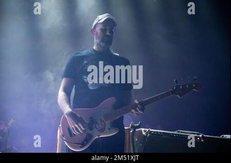 Dominic Aitchison of Mogwai at the Barrowland Glasgow on the 23rd ...