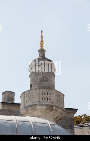Minaret made of stone in Ottoman time Mosques Stock Photo - Alamy