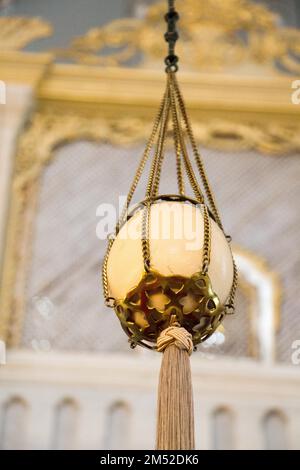 Ostrich egg found in Ottoman made mosques in Istanbul Stock Photo - Alamy