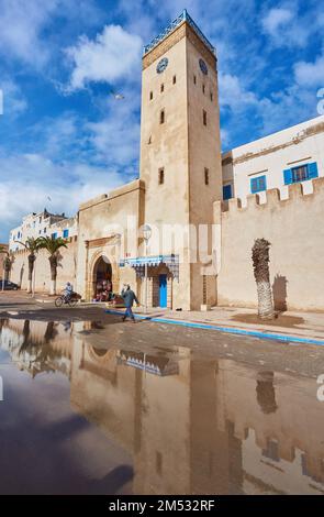ESSAOUIRA, MOROCCO. 13 th February, 2017: Typical fishing boat on the ...