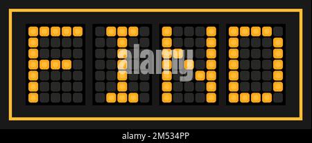 Search banner in word difference with hand over magnifier icon on white ...