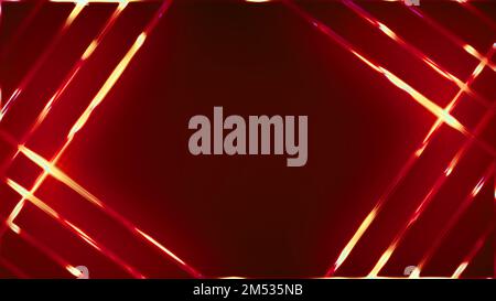 Abstract VJ neon lights dance background, red theme. Party background ...