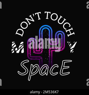 Typography Slogan Cactus. Fashionable print for cactus t-shirt. Design ...