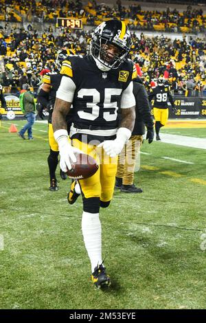Pittsburgh Steelers cornerback Arthur Maulet (35) in action during the ...