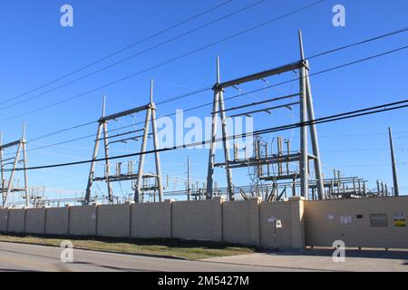 San Antonio, United States. 25th Dec, 2022. A wall surrounds the ...