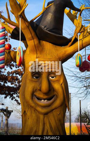 Fantastic fairy tale tree, Full frame Stock Photo - Alamy