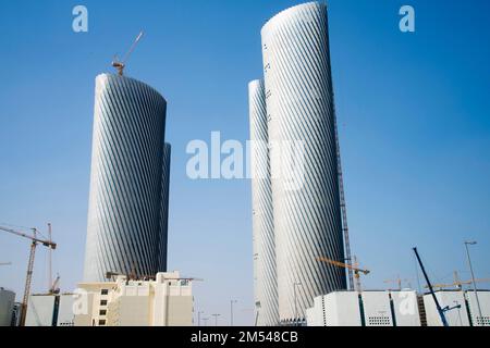 Lusail Plaza Towers, Doha, Qatar Stock Photo - Alamy