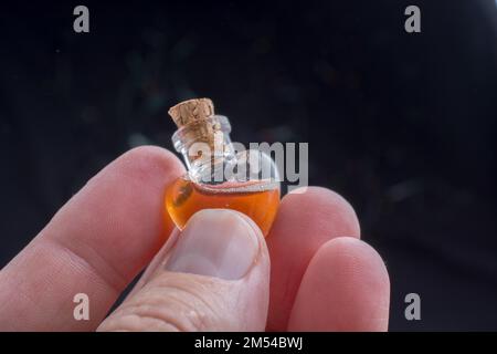 Bottle in heart shape icons as Love concept Stock Photo - Alamy