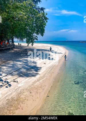 View of Ao Pante Malacca port in Koh Tarutao national park in Satun ...