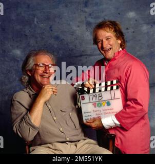 ROBIN WILLIAMS and BARRY LEVINSON in TOYS (1992), directed by BARRY ...
