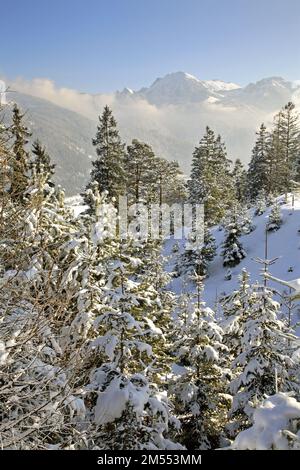 Landscape in Tyrol near Christlum. Austria Stock Photo - Alamy