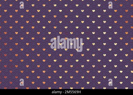 Hearts patterns template for greeting card or valentine s day Stock ...