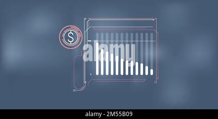 Clear and concise infographics of dollar price stability Stock Vector ...