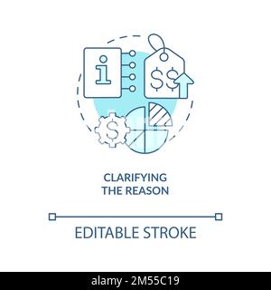 Clarifying reason concept icon Stock Vector Image & Art - Alamy