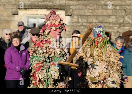 The Marshfield Paper Boys perform a traditional Mummers play on Boxing ...