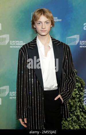 Eden Dambrine attending the 35th European Film Awards 2022 at Harpa ...