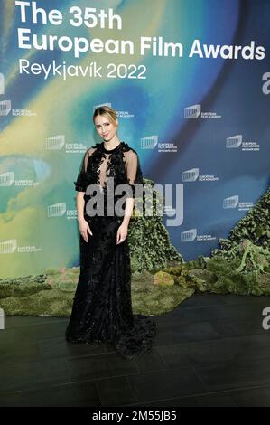 Marija Bakalowa attending the 35th European Film Awards 2022 at Harpa ...
