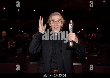 Alain Ughetto attending the 35th European Film Awards 2022 at Harpa ...