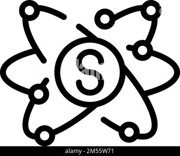 Revenue agency money icon outline vector. Global seo. Scene digital ...