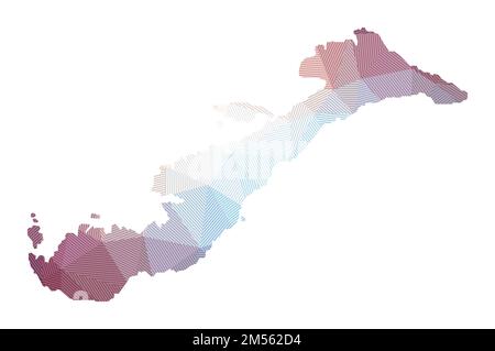 Amorgos icon. Network map of the island. Round Amorgos sign with ...