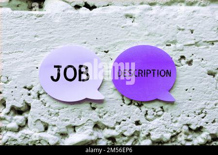 Conceptual caption Job Description. Concept meaning A document that ...