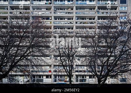 Edinburgh, Scotland, UK - Cables Wynd House (Banana Flats) by Alison ...