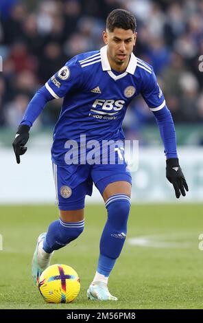 Leicester, England, 26th December 2022. Timothy Castagne of Leicester ...