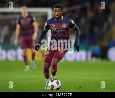 Kenneth Paal #22 of QPR during the Sky Bet Championship match Cardiff ...