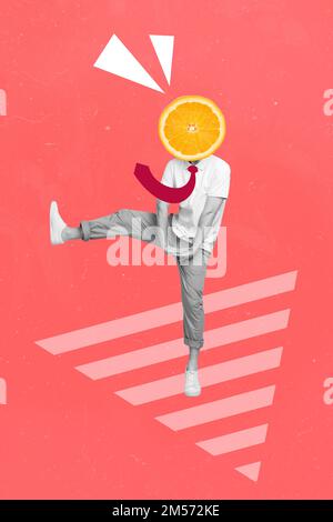 Photo artwork minimal picture of fruit bell ringing waking up isolated ...