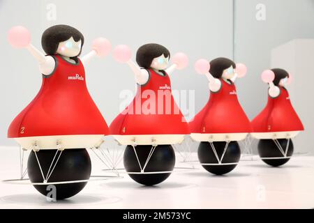 Yokohama, Japan. 26th Dec, 2022. Cheerleading robots of Japanese ...