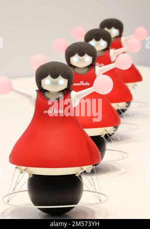 Yokohama, Japan. 26th Dec, 2022. Cheerleading robots of Japanese ...