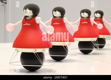 Yokohama, Japan. 26th Dec, 2022. Cheerleading robots of Japanese ...