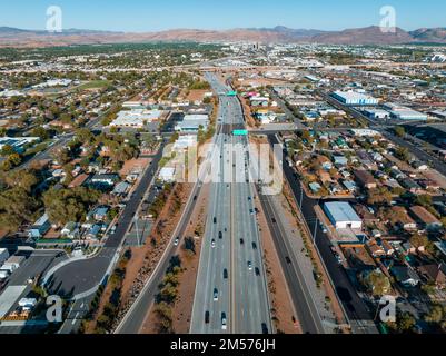 Aerial view of the Highway 183 and Mopac Expressway Interstate Highway ...