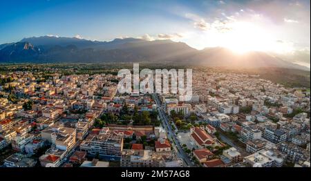 Ancient and modern city of Sparta in Greece Stock Photo - Alamy