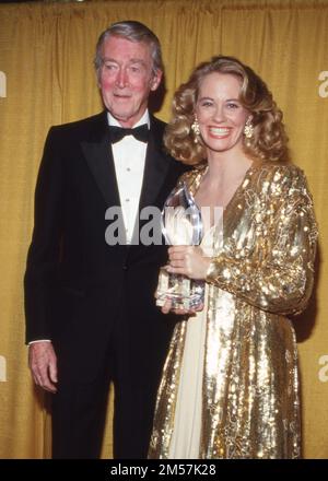 Cybill Shepherd and James Stewart at the 13th Annual People's Choice ...