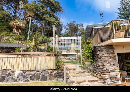 Bilgola Beach SLSC surf life saving club entrance,Sydney,NSW,Australia ...