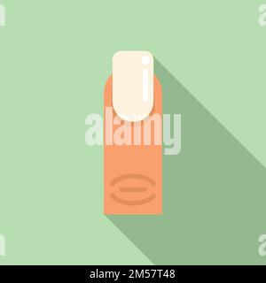 Nail finger after spa icon outline vector. Manicure beauty. Care salon ...