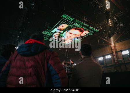 Ukrainian Band Antytila performing in Lviv on 25th December 2022 Stock ...