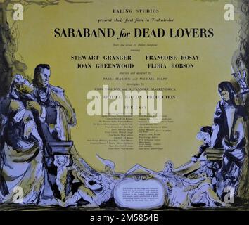 JOAN GREENWOOD and STEWART GRANGER in SARABAND FOR DEAD LOVERS 1948 ...