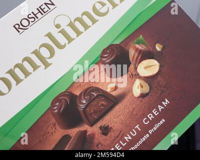 Chocolate Roshen. Roshen Confectionery Corporation is a Ukrainian ...
